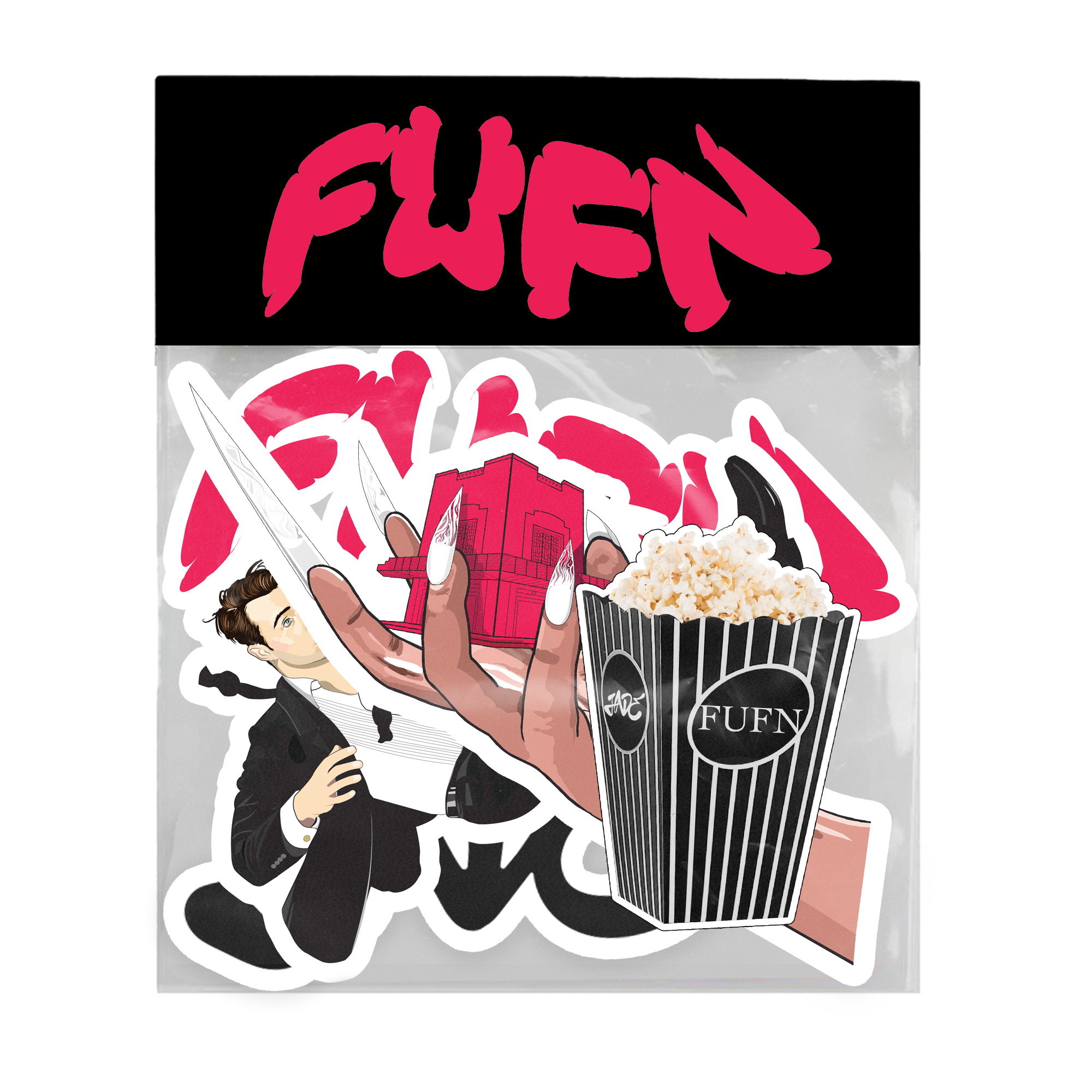 FUFN Sticker Set – JADE UK